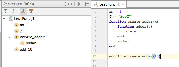 Structure View · Issue #72 · JuliaEditorSupport/julia-intellij · GitHub