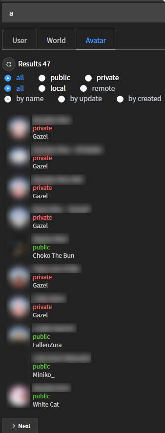 Avatar Search and Cache Working Unexpectedly · Issue #412 · vrcx-team/VRCX · GitHub