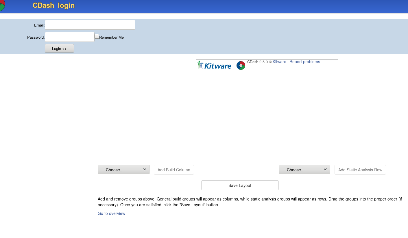 Admin actions ineffective and lost of login · Issue #642 · Kitware/CDash · GitHub