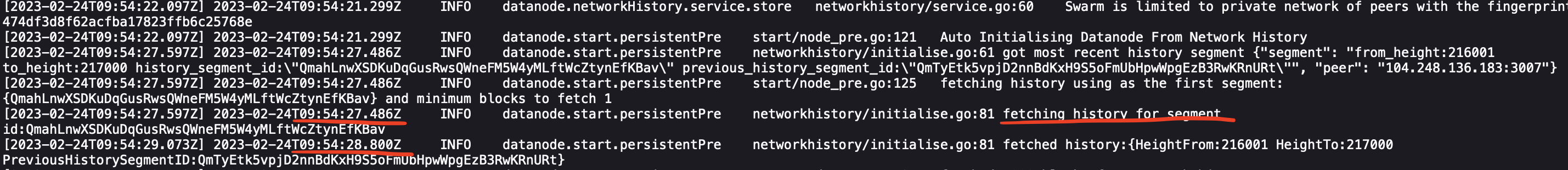 data-node timing out on "fetching history for segment" step · Issue #7683 · vegaprotocol/vega ...