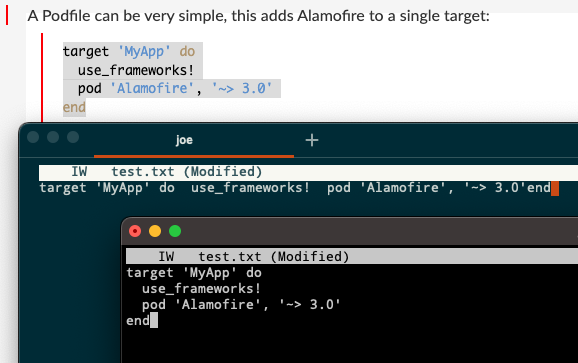 Pasting multiline text ignores newlines in joe(1) editor · Issue #2322 ...