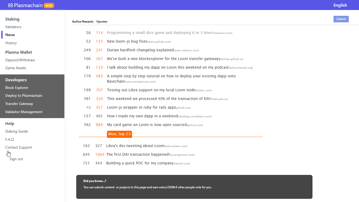 Add community content page · Issue #1232 · loomnetwork/dashboard · GitHub