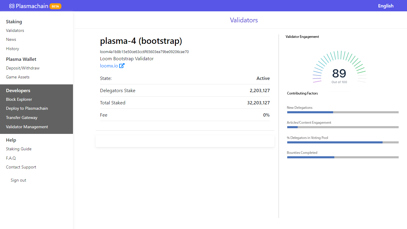 Add validator stats · Issue #1233 · loomnetwork/dashboard · GitHub