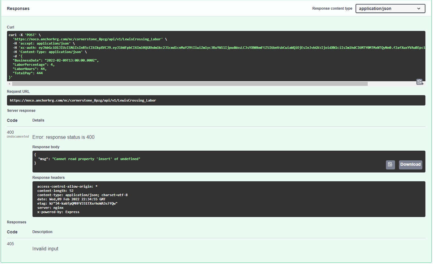 Cannot POST row to table · Issue #1146 · nocodb/nocodb · GitHub