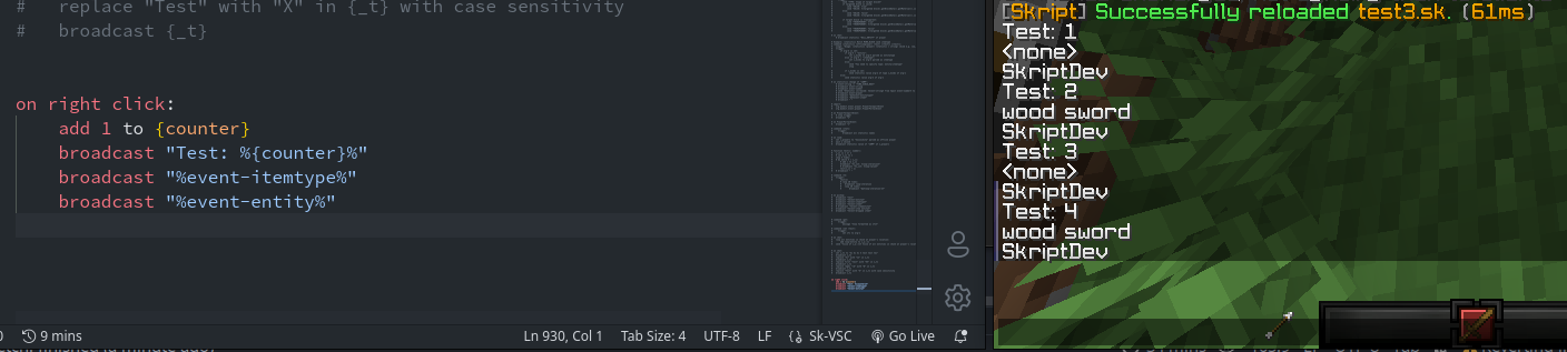 Entity click events firing twice · Issue #2148 · SkriptLang/Skript · GitHub