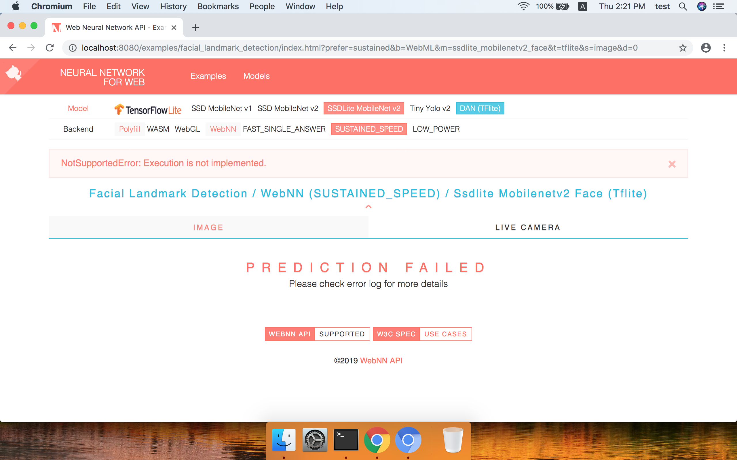 [MPS] Chromium crashed when running Facial Landmark and Emotion Analysis examples · Issue #716 ...