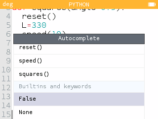 [Python Menu] True False (None, underscore) · Issue #1837 · numworks/epsilon · GitHub