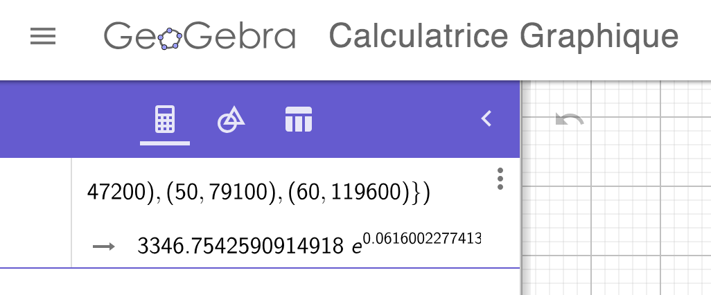 Wrong implementation of exponential regression · Issue #1021 · numworks/epsilon · GitHub