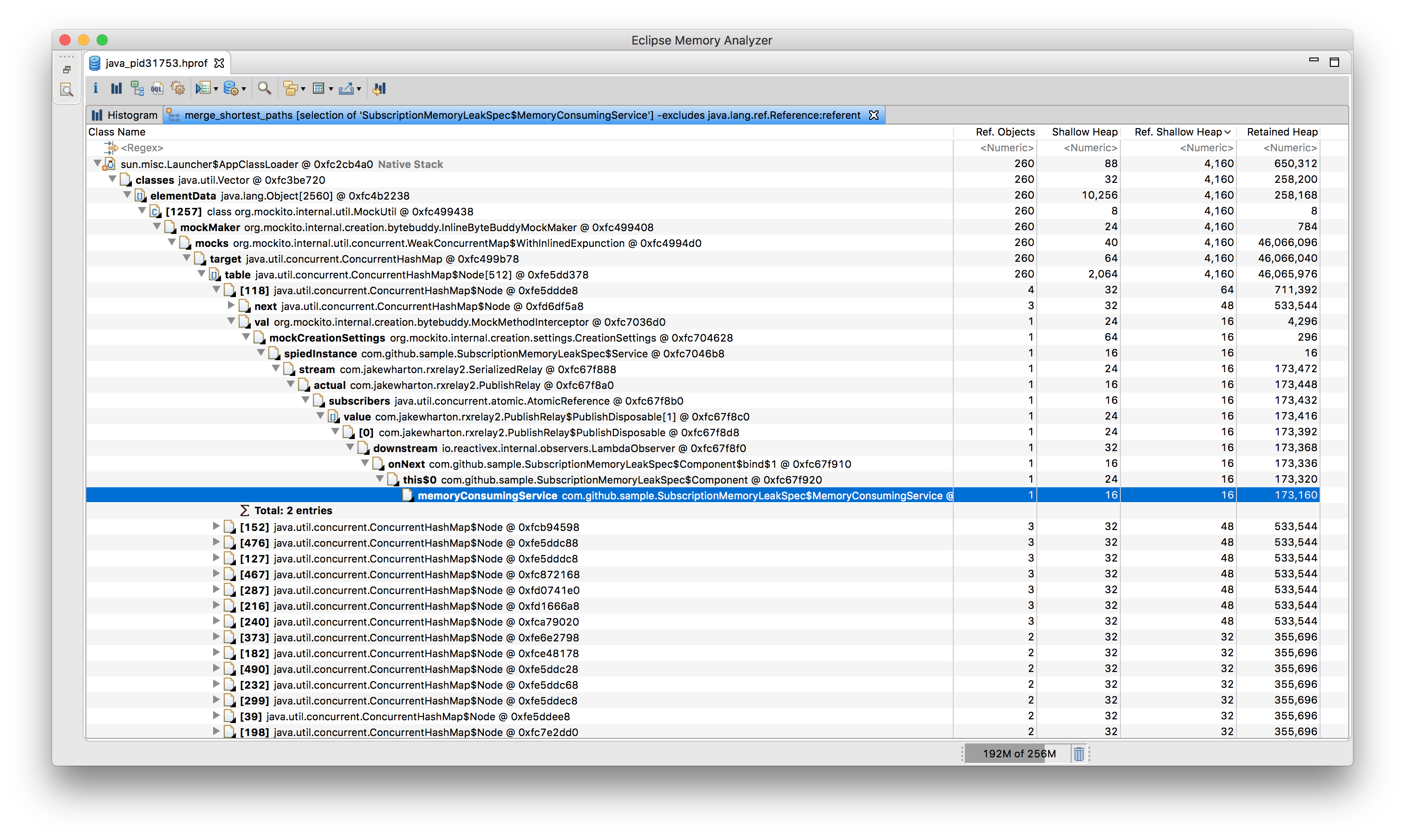 Cross References And A Single Spy Cause Memory Leak · Issue 1533 · Mockito Mockito · Github
