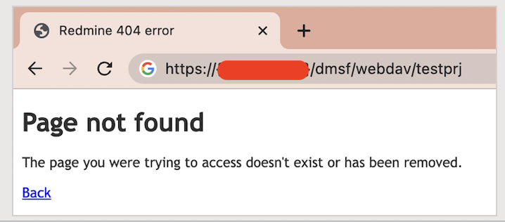 [WebDav]Page not found · Issue #1402 · danmunn/redmine_dmsf · GitHub