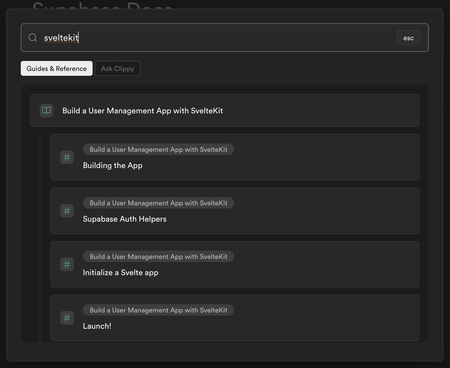 Unable To Search Docs With Query Sveltekit · Issue 12795 · Supabasesupabase · Github