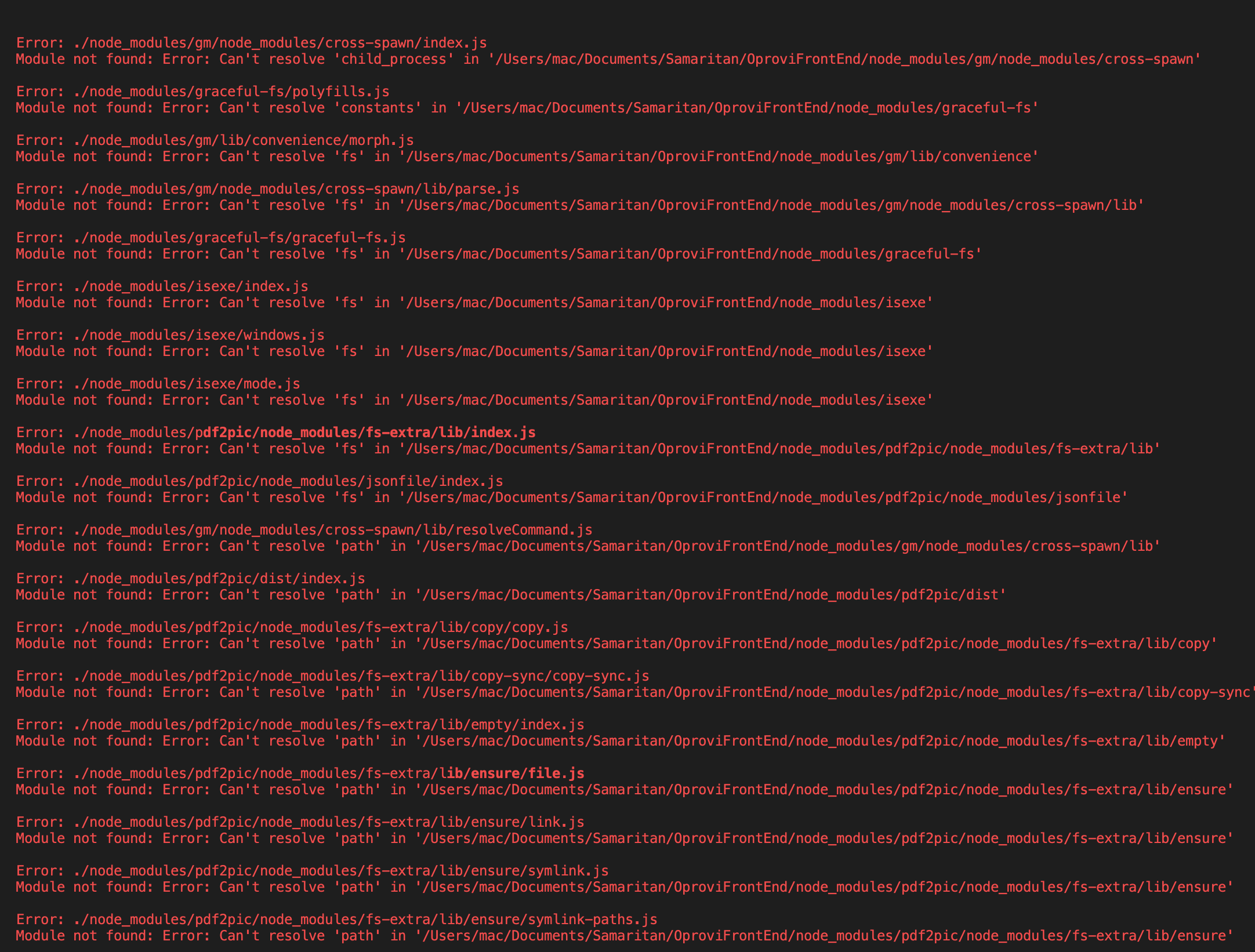 Node Module issues · Issue #153 · yakovmeister/pdf2image · GitHub
