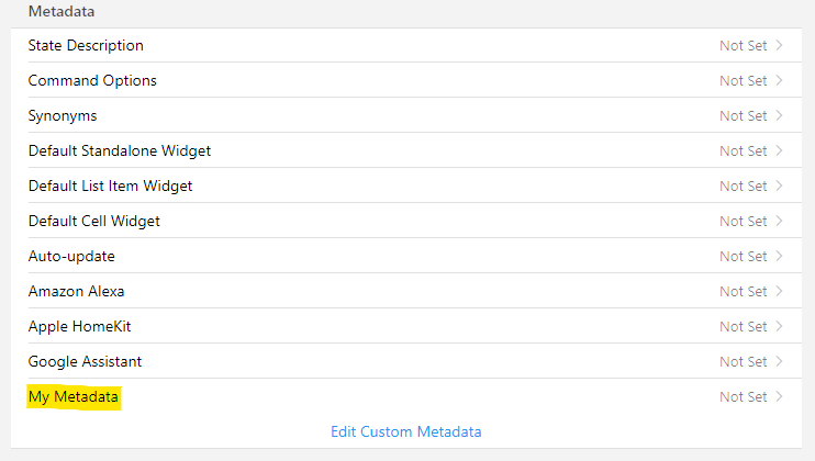 [MainUI] See and edit Item metadata on the Item page · Issue #397 · openhab/openhab-webui · GitHub