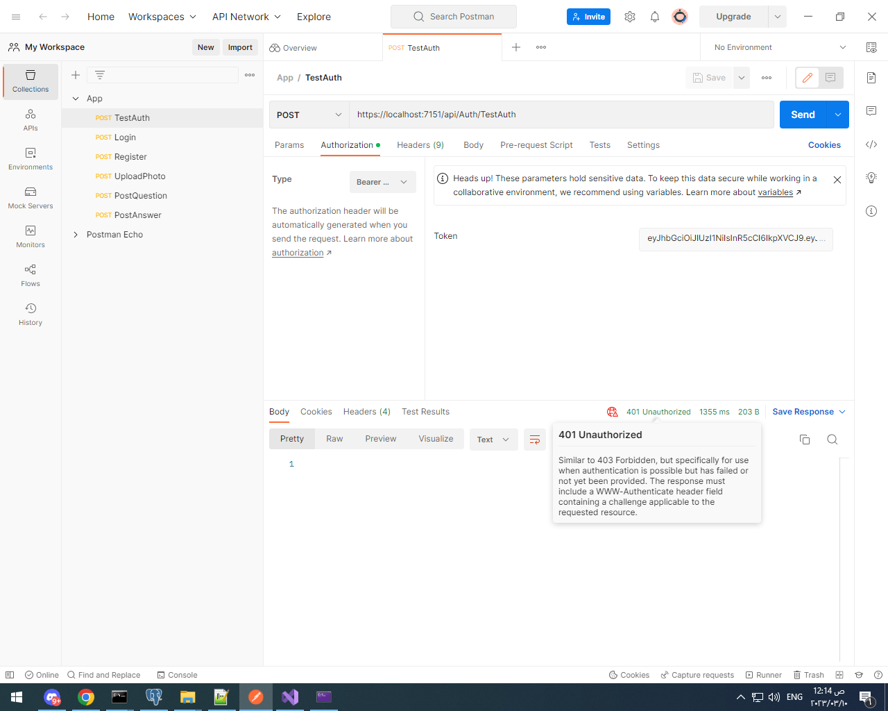 .net 7 JwtBearerDefaults.AuthenticationScheme not work with Entity framework core Identity ...