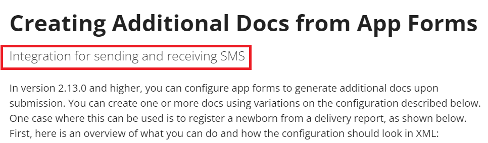 Improve 'Creating Additional Docs from App Forms' · Issue #1126 · medic/cht-docs · GitHub
