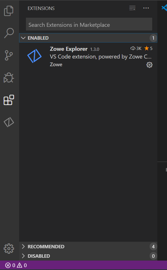 Installation error · Issue #588 · zowe/zowe-explorer-vscode · GitHub Installation error · Issue #588 · zowe/zowe-explorer-vscode · GitHub