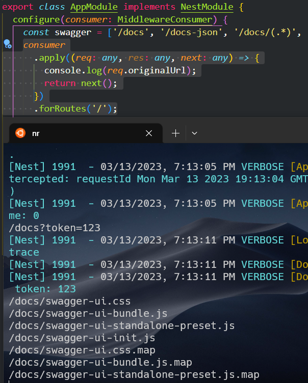 MiddlewareConsumer routing is broken · Issue #8108 · nestjs/nest · GitHub