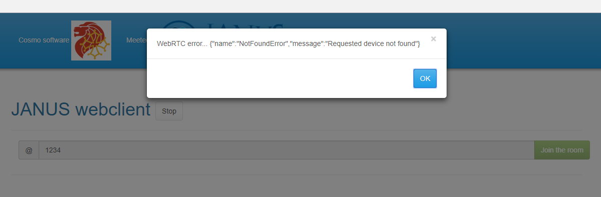 Why when I install a local janus server I don t see myself on a ...