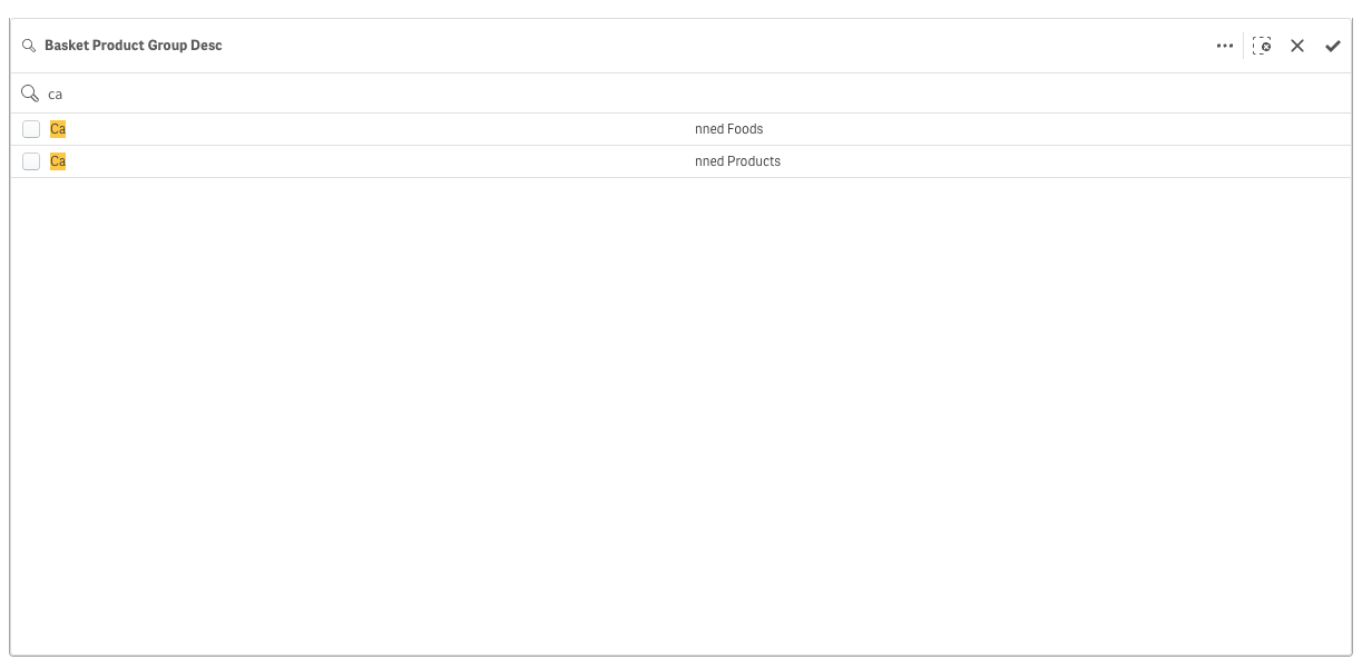 Search Result Looks Weird When The Checkbox Mode Is On · Issue 208 4851