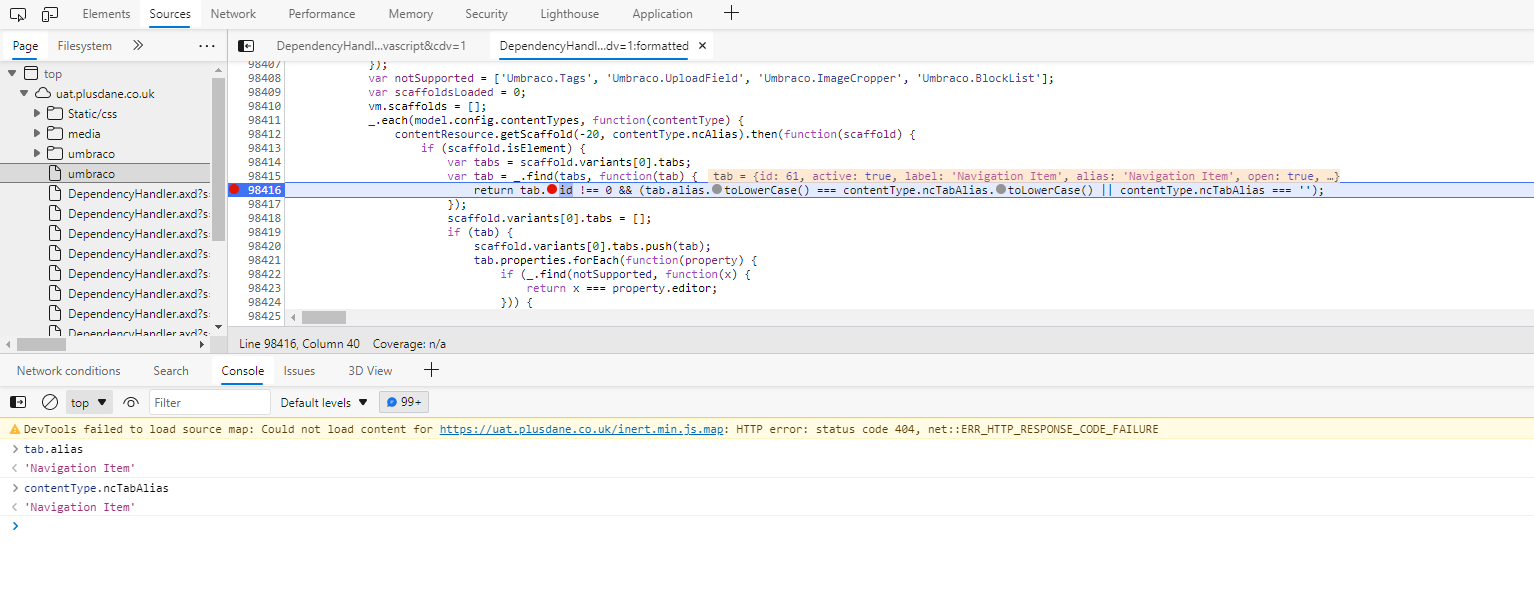 v9: Nested Content not rendered when group name contains "System ...