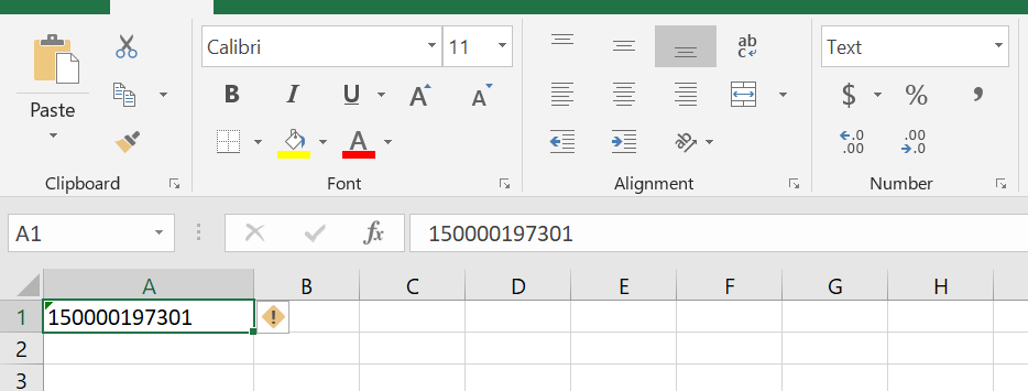 PHP 7.1: Numbers shown with scientific notation even if explicitely formatted as text · Issue ...