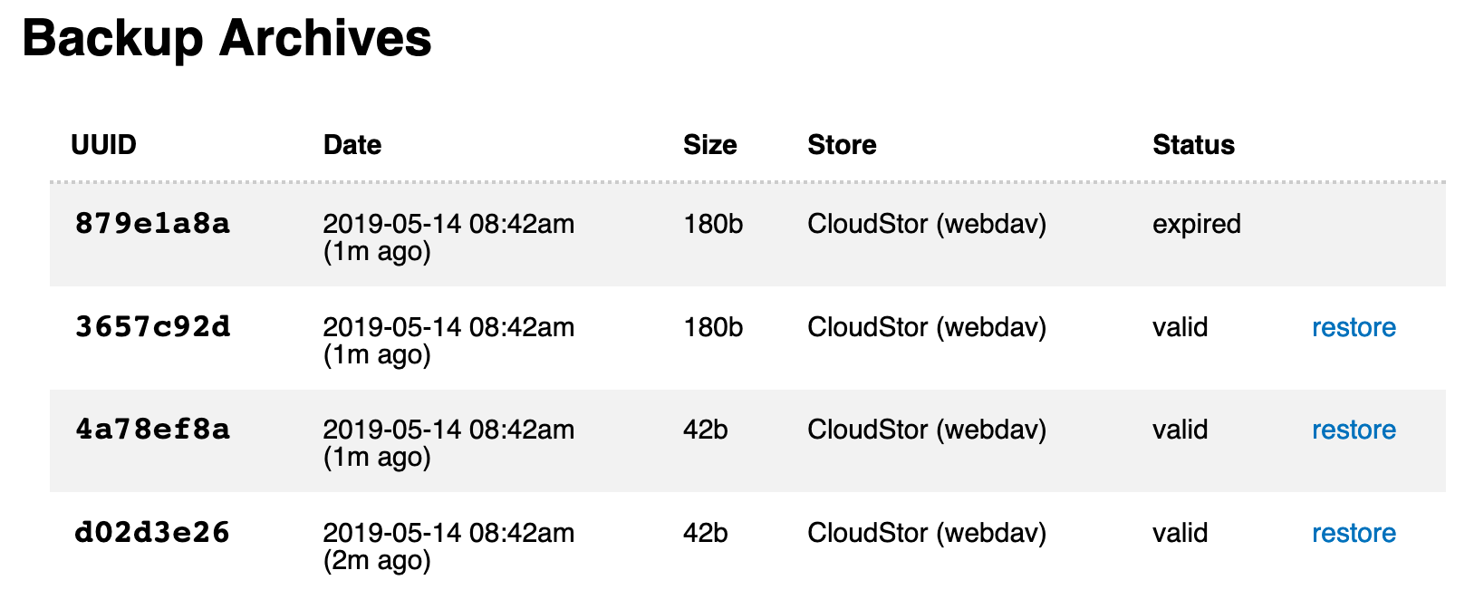 [BUG] There is a restore button for purged archives · Issue #506 · shieldproject/shield · GitHub