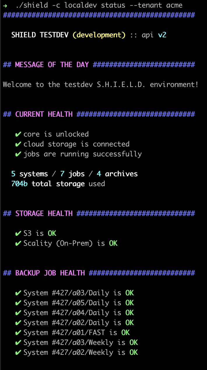 [NEW] shield status should report core lock status · Issue #606 · shieldproject/shield · GitHub