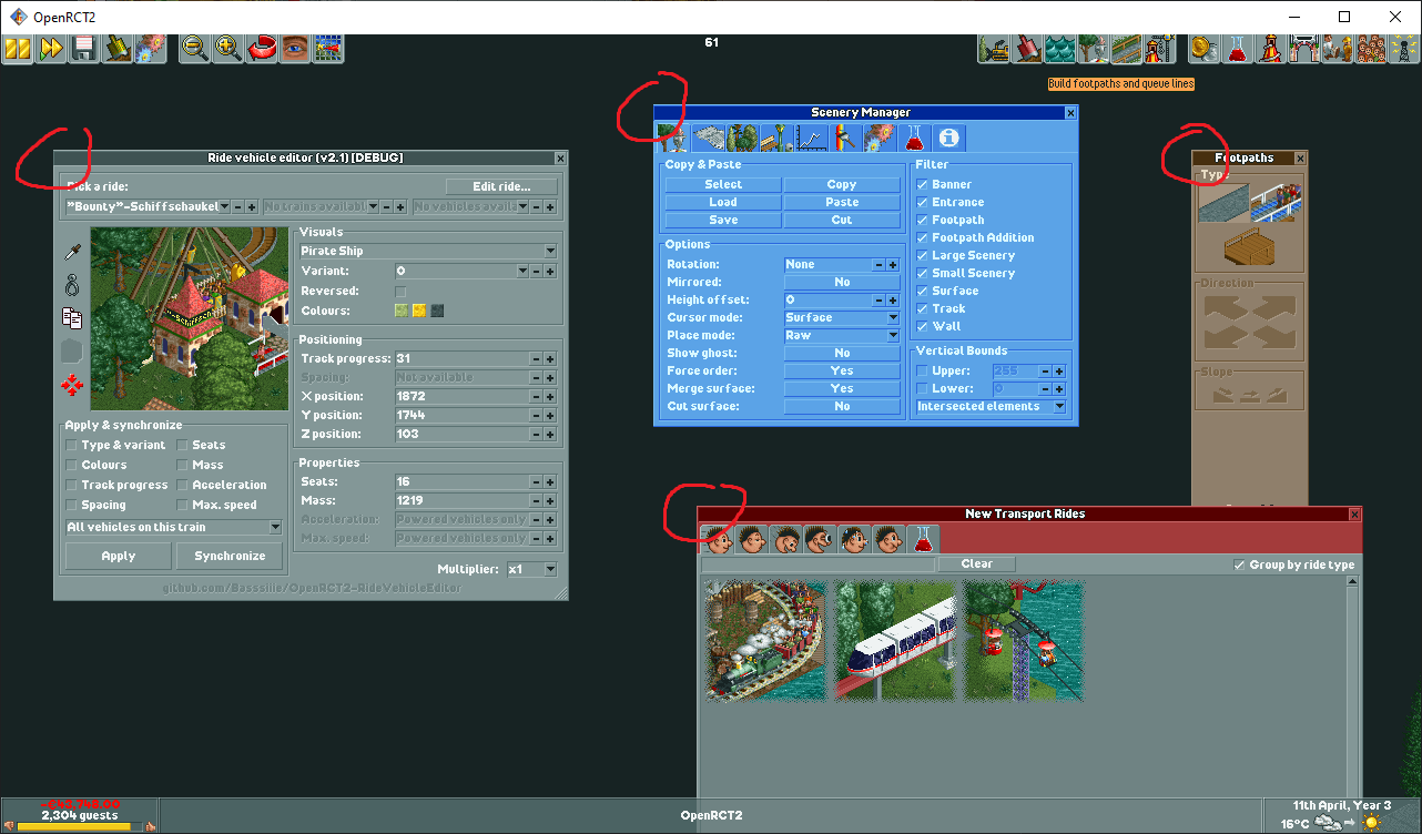 Plugin/custom windows are missing the left border in the title bar · Issue #20417 · OpenRCT2 ...