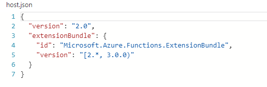 Functions V4 Require A Minimum Version For Supported Extensions · Issue 1987 · Azureazure 