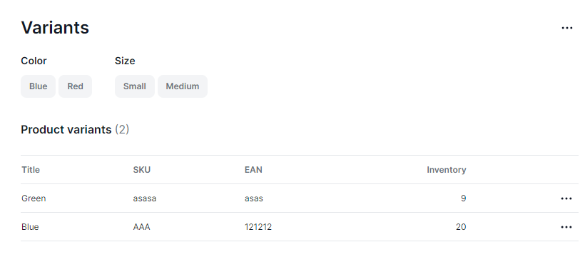 Admin UI - Corrupted Options in Edit Options and Edit Variants and Add Variants for existing ...