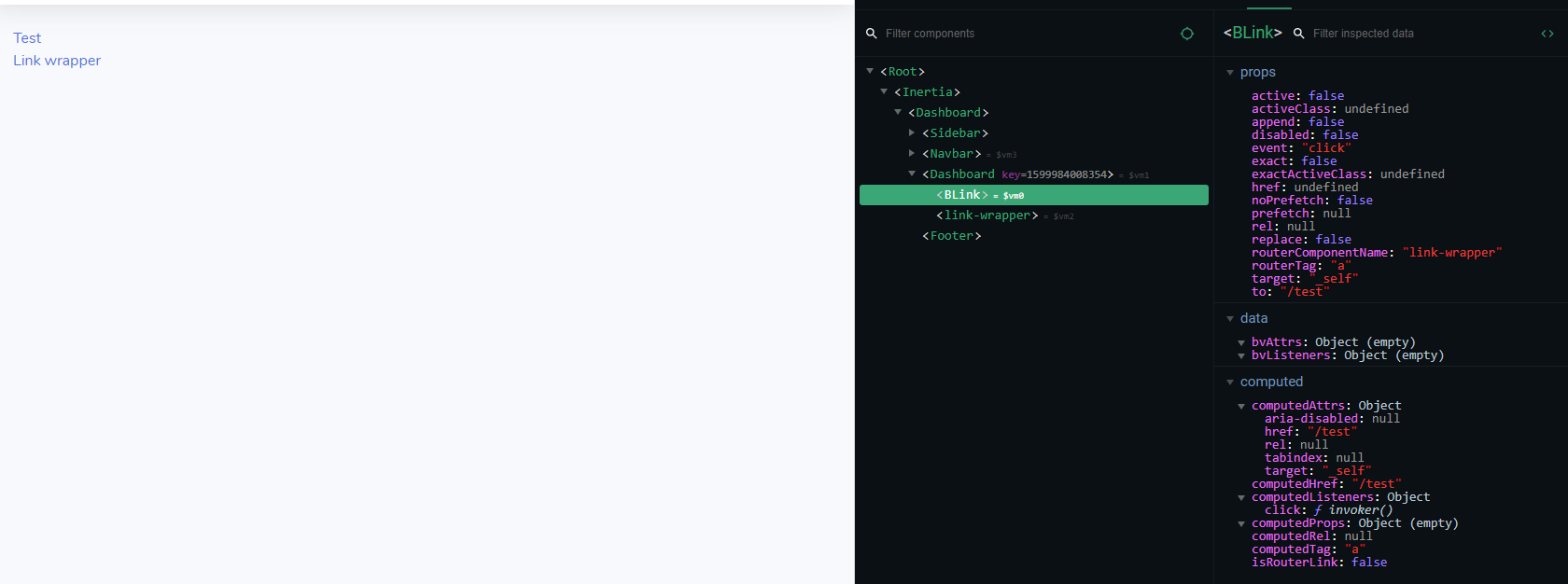 Generate Inertia Link Using B Link · Issue 5759 · Bootstrap Vuebootstrap Vue · Github 0152