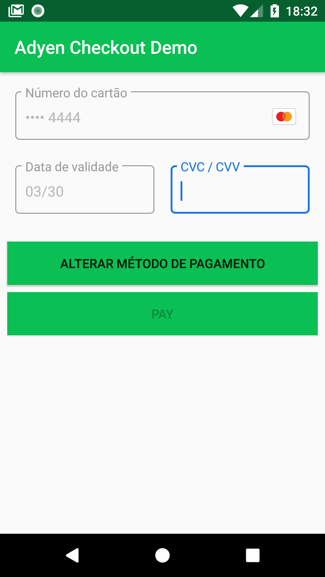 Reset Card Component form data · Issue #193 · Adyen/adyen-android · GitHub