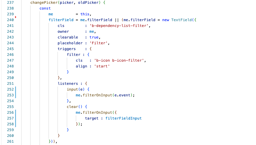 Gantt `dependencyfield` Filters Using Wrong Input When Filtering Using Pickers Field · Issue 9975