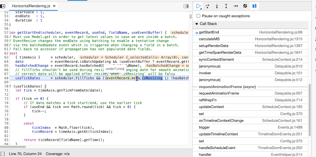 `scheduleContext` feature is throwing error when using with `fillTicks` · Issue #6299 · bryntum ...