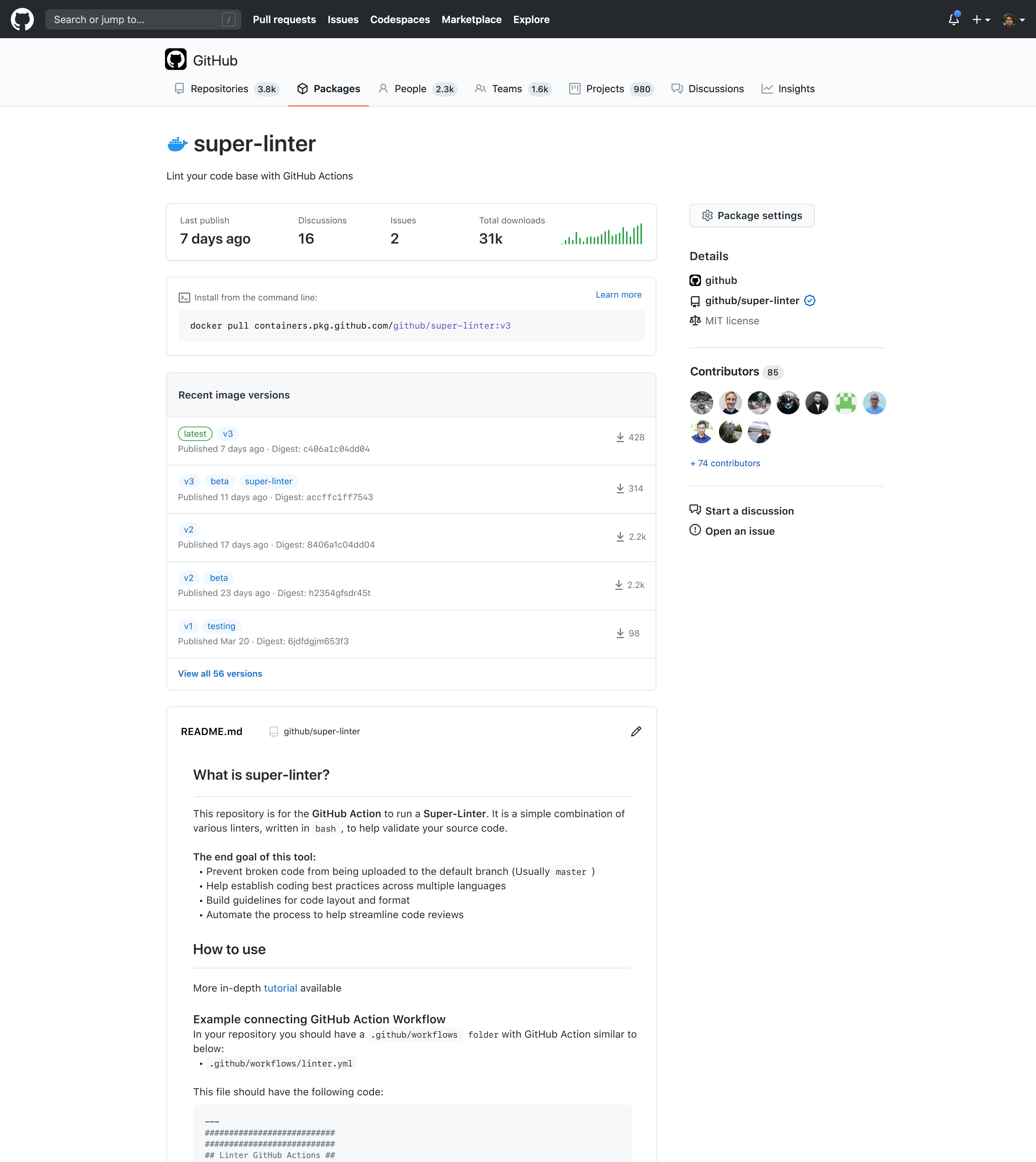 Github Container Registry New Landing Pages With Repository Linking
