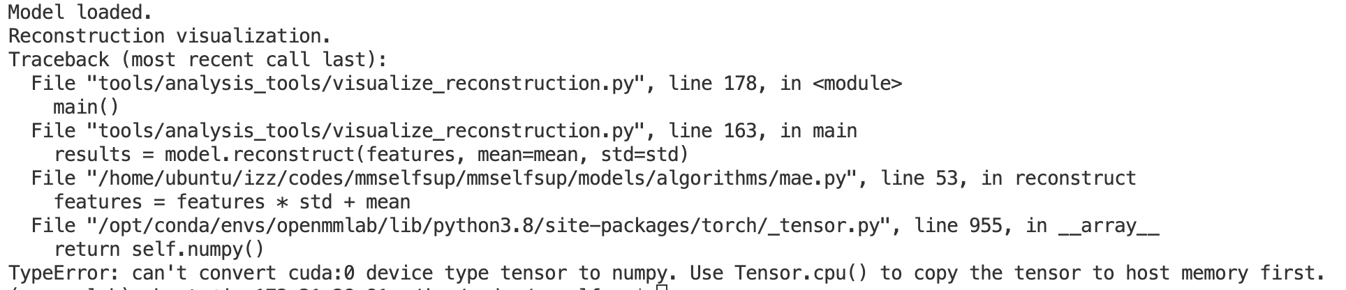 [Bug] colour distortion of the reconstructed image · Issue #628 · open-mmlab/mmselfsup · GitHub