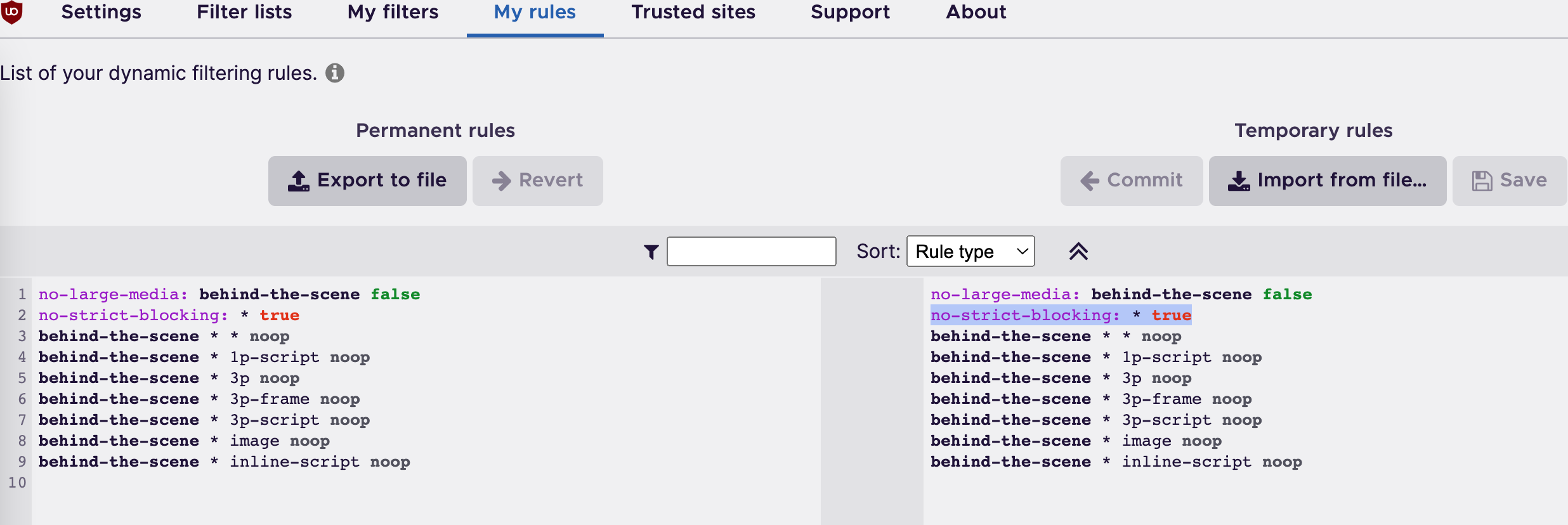 no-strict-blocking: * true should included in the default configuration · Issue #2503 ...