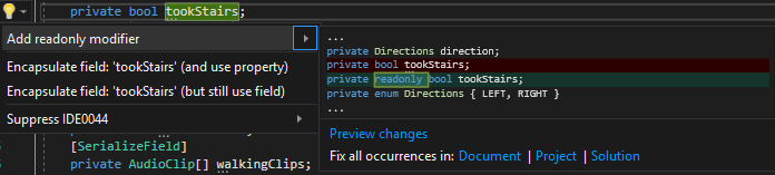 Ide0044 Add Readonly Modifier Fires Incorrectly For Fixed Buffers · Issue 26364 · Dotnet