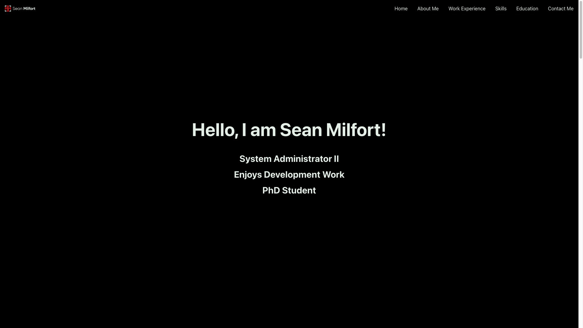 GitHub - seanmilfort/Resume_v2: The 2nd iteration of my portfolio. This ... GitHub - seanmilfort/Resume_v2: The 2nd iteration of my portfolio. This ...