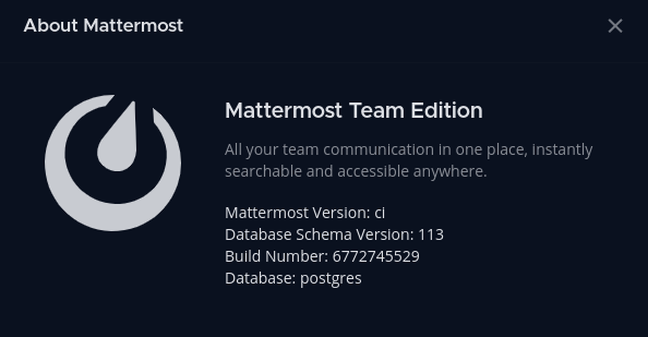 [Bug] V8.0.0 About mattermost dialog shows "ci" as current version · Issue #24034 · mattermost ...