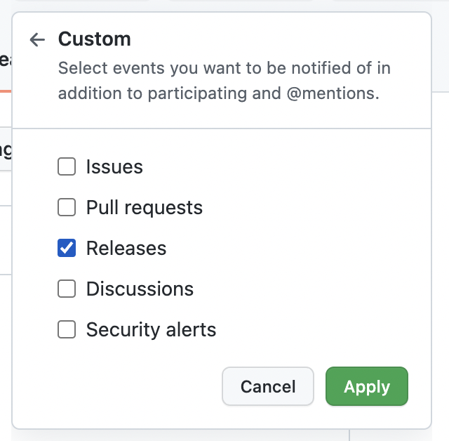 Ignore prerelease notifications · community · Discussion #29192 · GitHub