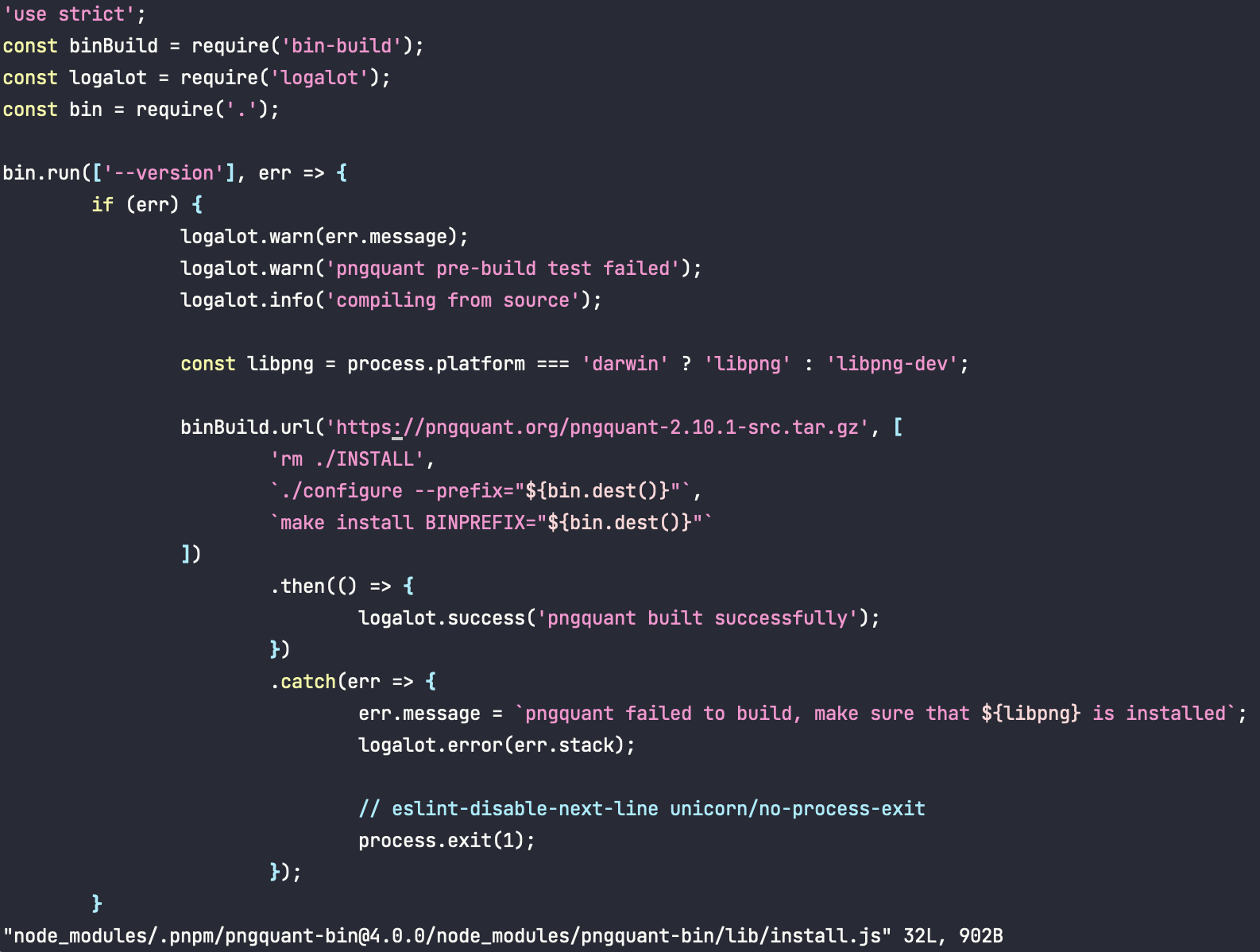 node_modules/pngquant-bin/vendor/pngquant` binary doesn't seem to work ...