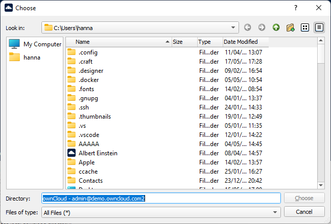 New Wizard Uses Wrong Filedilaog · Issue 9688 · Owncloudclient · Github