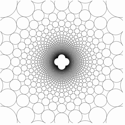 GitHub - jun-mitani/Circle-Inversion: Draw circles inverted by a circle
