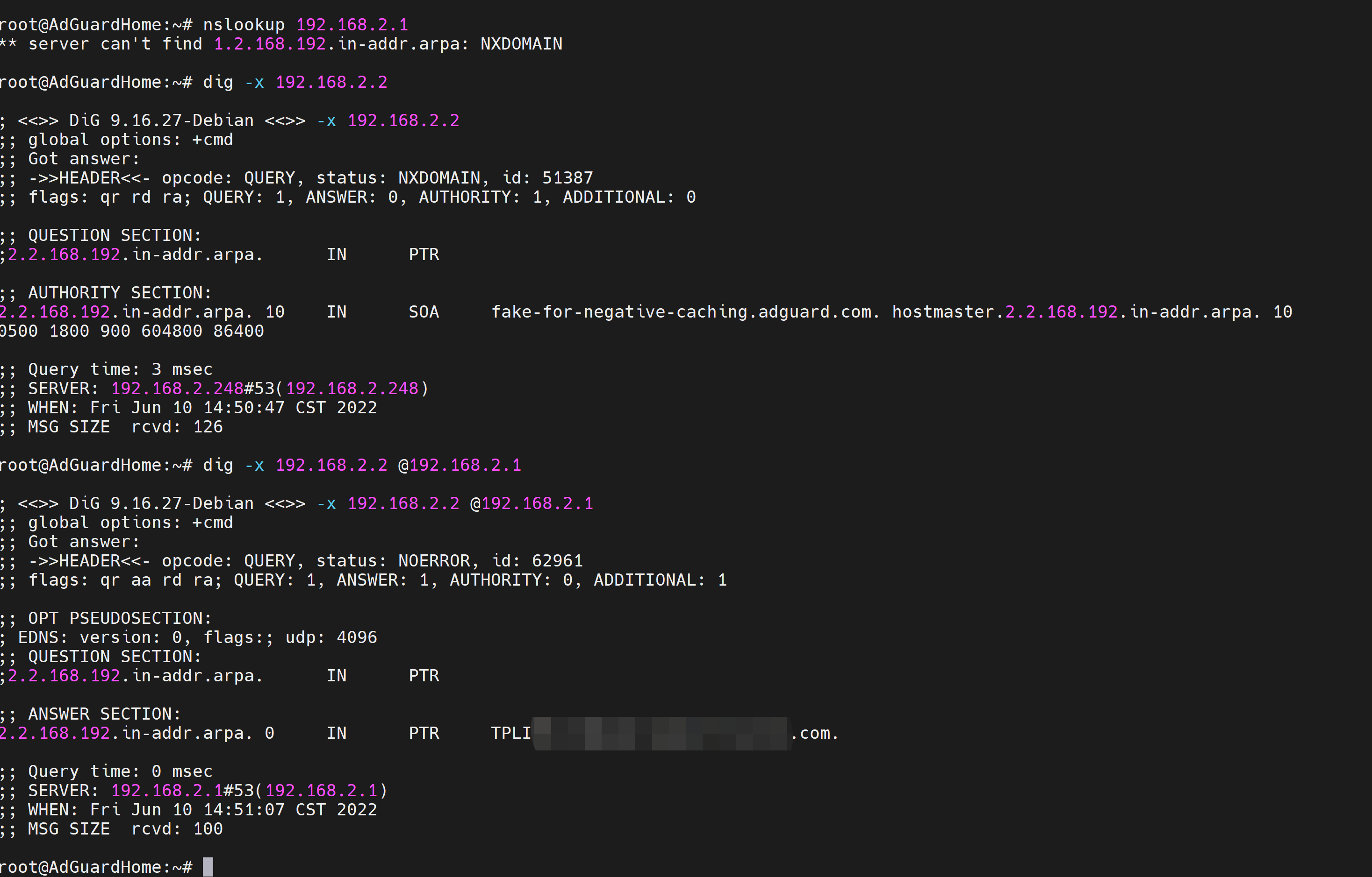 rDNS doesn't work as configured · Issue #4654 · AdguardTeam/AdGuardHome ...