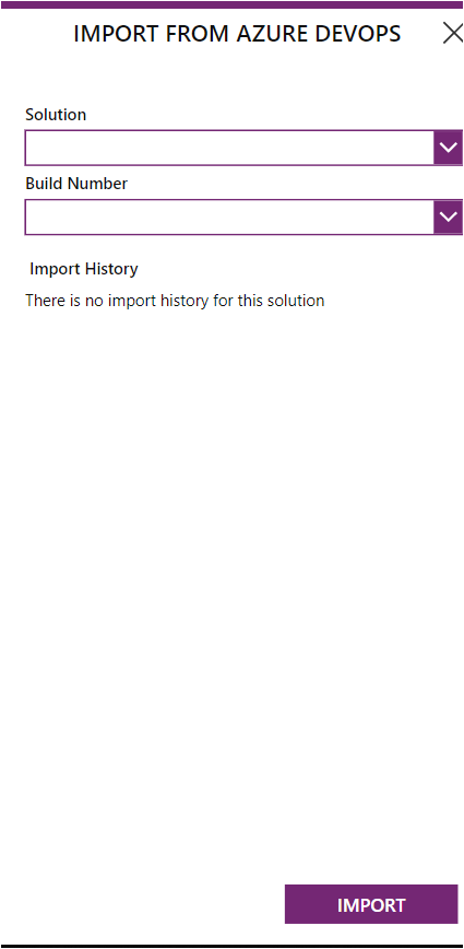 Not able to see Solution Name and Build Number while clicking IMPORT SOLUTION from powerapps ...