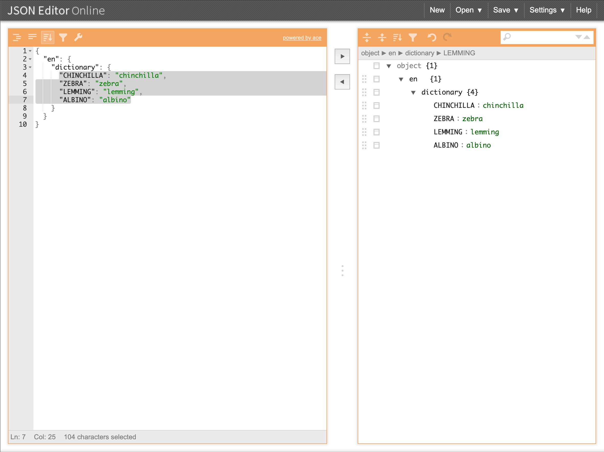 Allow selecting what part of the document to sort · Issue #836 · josdejong/jsoneditor · GitHub