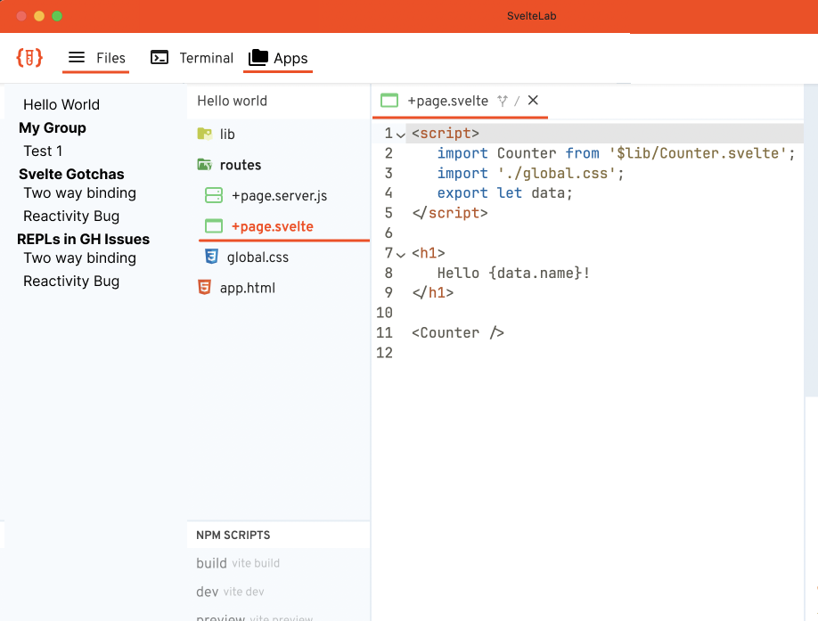 Collections, Studies, Groups (Grouping Apps + In-Editor App List) · Issue #144 · SvelteLab ...