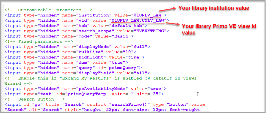 GitHub - andytang2008/embedded_searchbox_PrimoVE: The embedded search box for Primo VE