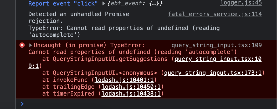 [UnifiedSearch] autocomplete not working from QueryStringInput · Issue ...